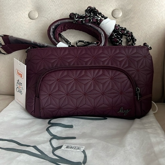 lug | Bags | Nwt Lug Flyer Satin Luxe Vl Convertible Crossbody Bag In ...